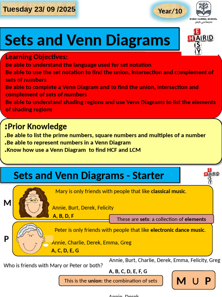 Understanding Sets and Venn Diagrams | PDF | Intersection (Set Theory ...