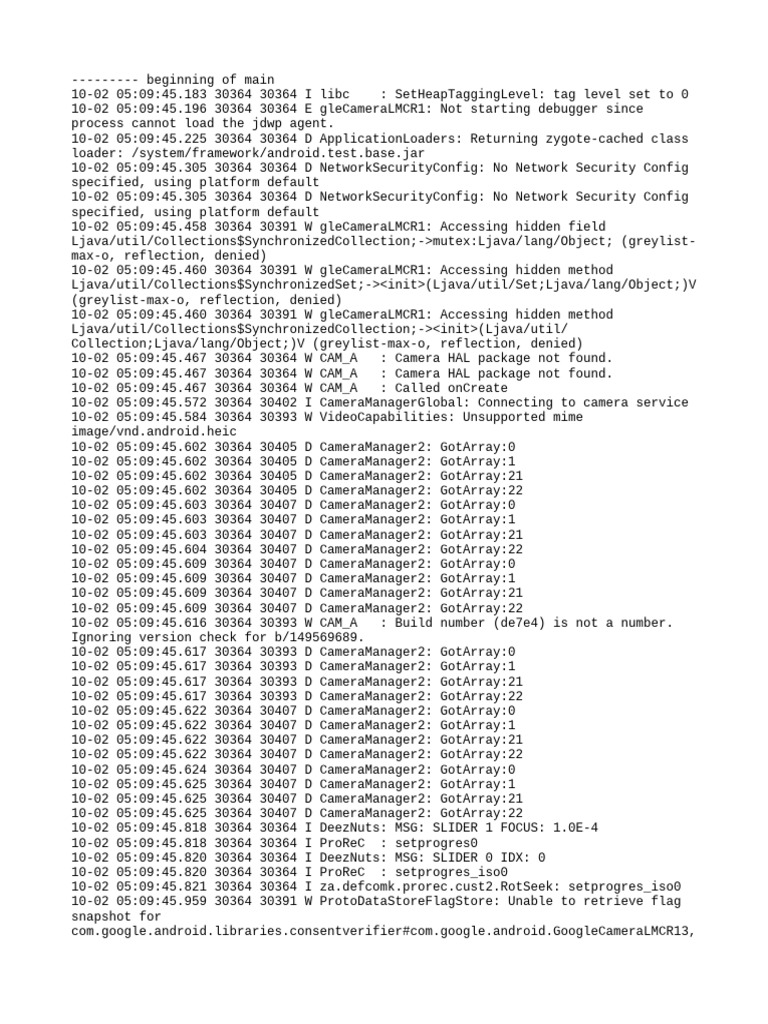 Log Cat 1759370985521 | PDF | Computer Science | Computing
