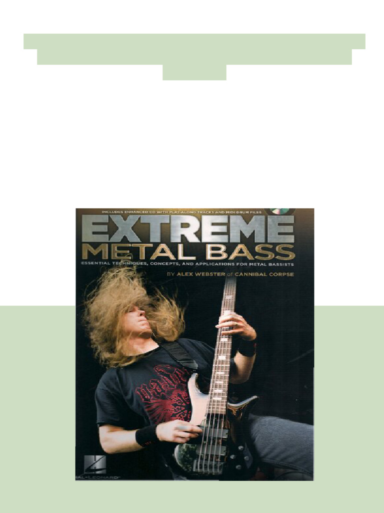 Extreme Metal Bass Essential Techniques Concepts and Applications For ...