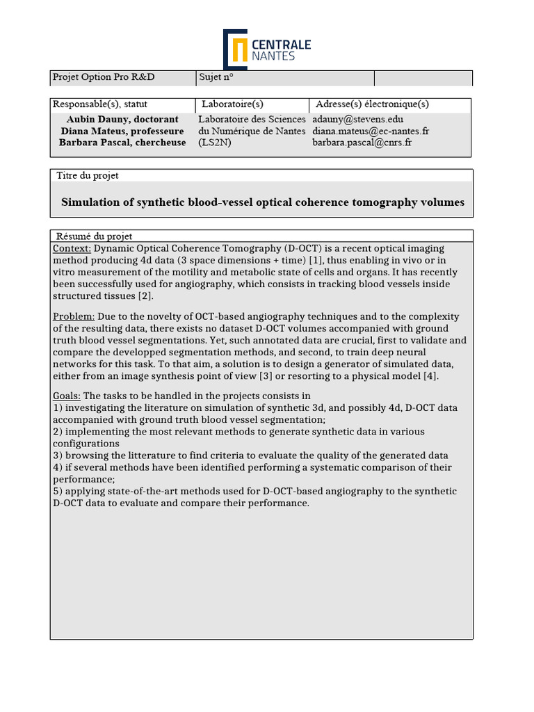20 - LS2N - Simulation of Synthetic Blood-Vessel Optical Coherence ...