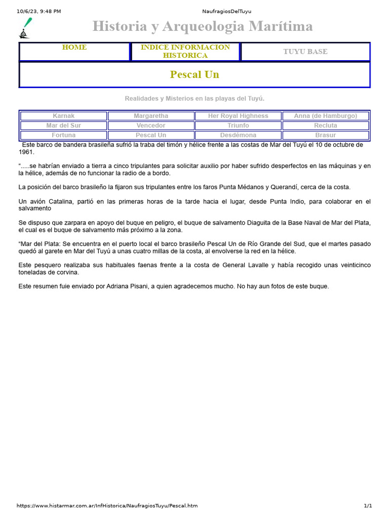 Pescal Un | PDF