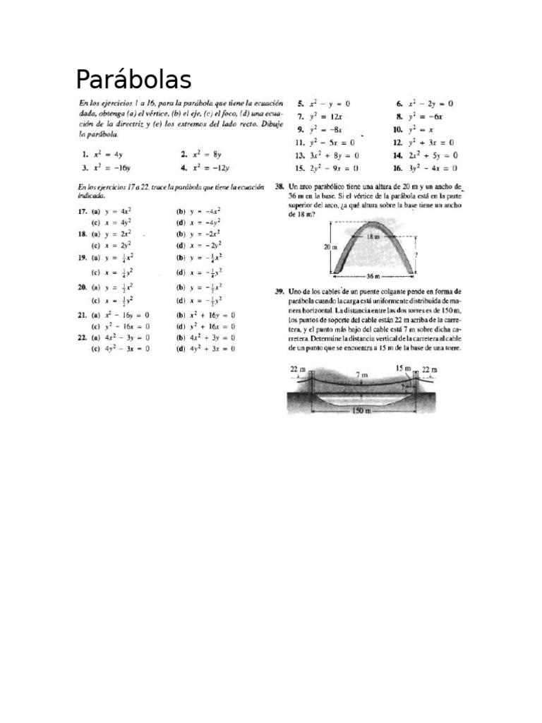 Funciones Conicas | PDF