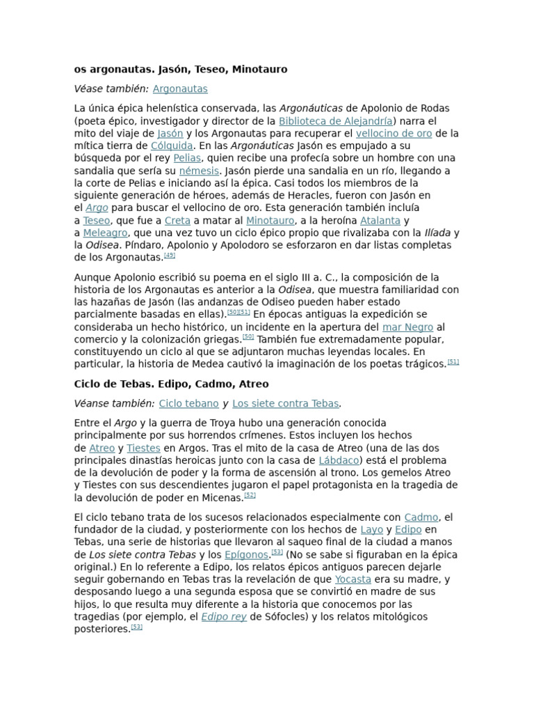 Os Argonautas | PDF | Mitología griega | guerra troyana
