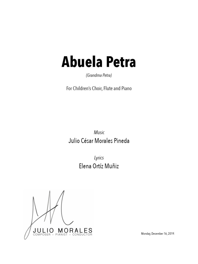 Abuela Petra | PDF