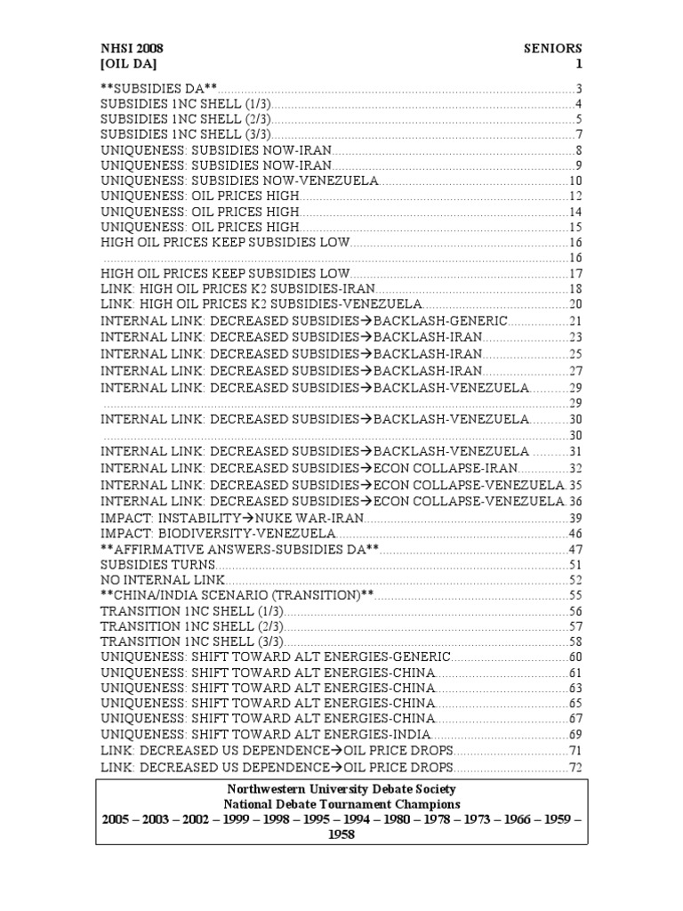 Northwestern Da Oil | PDF | Peak Oil | Mahmoud Ahmadinejad