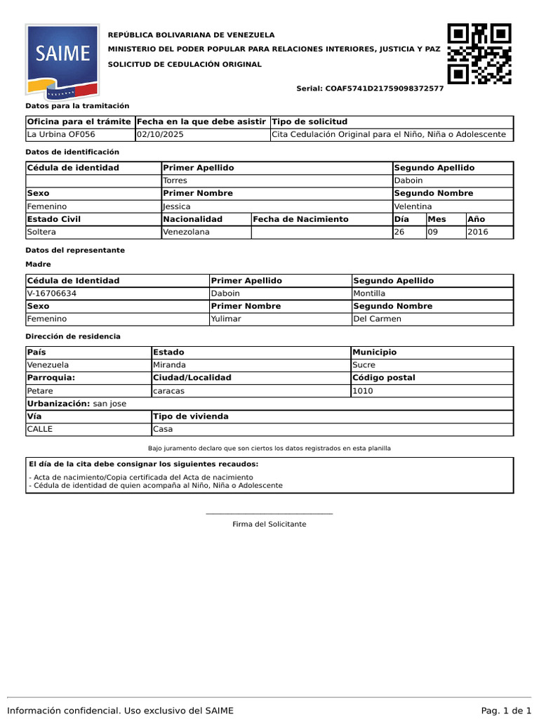 Plan Ill A de Solicit Ud Deced Ula | PDF | Certificado de nacimiento ...