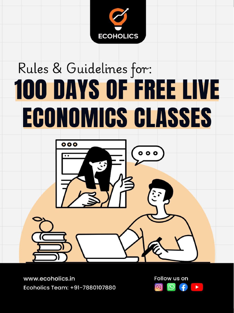 Master Economics: 100 Days Free Classes | PDF