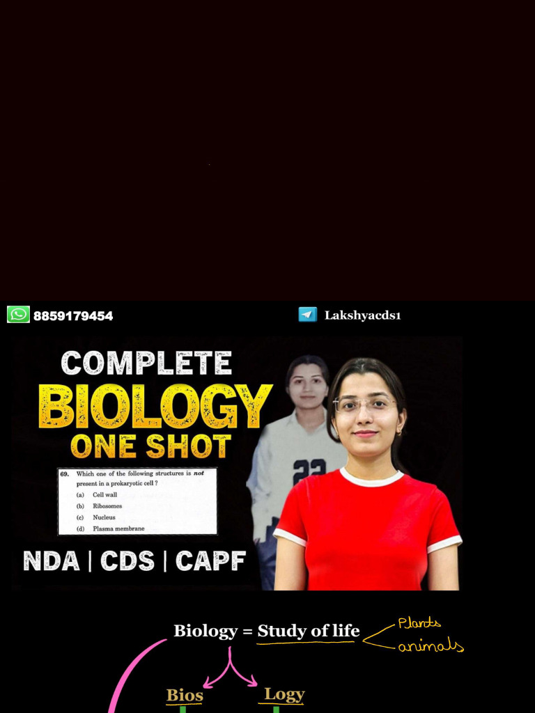 Complete Biology Oneshot | PDF