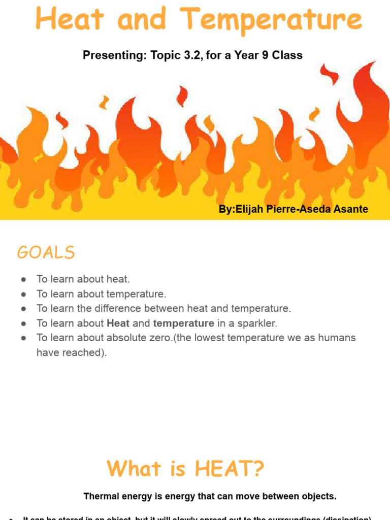 Heat and Temperature | PDF