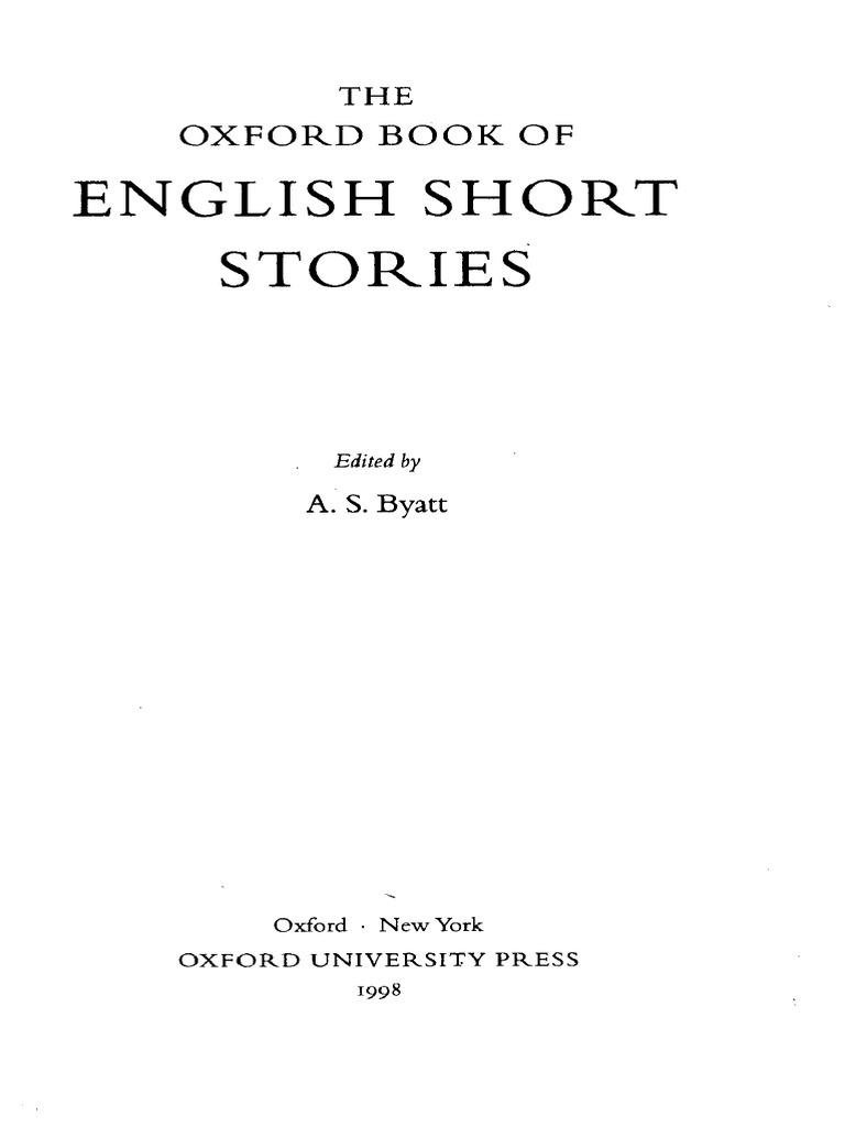 Oxford Book of English Short Stories | PDF | British Literature ...