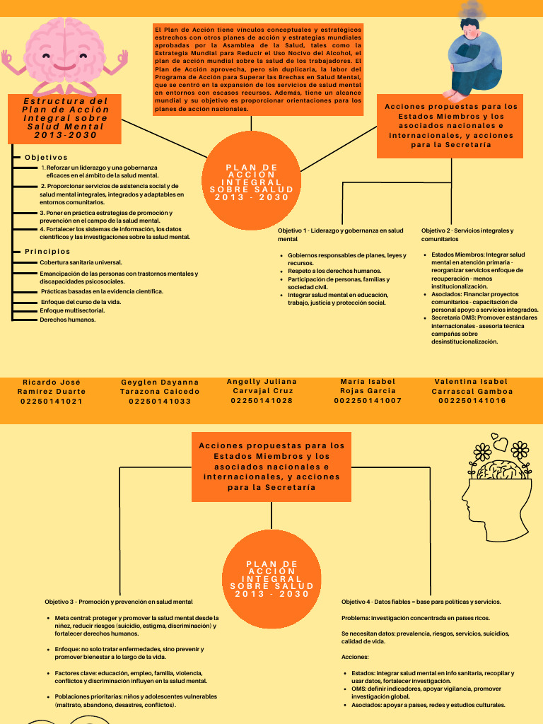 Plan de Acción Integral Sobre Salud | PDF | Salud mental | Trabajo Social