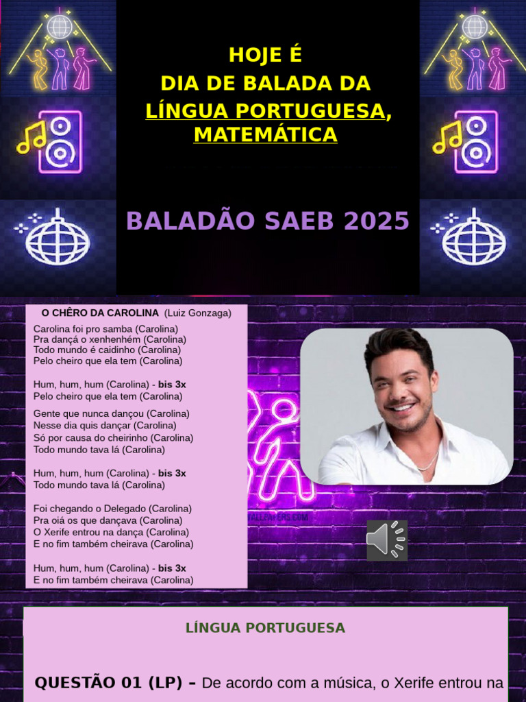 Baladão Saeb 2025 - LP, MT | PDF | Amor