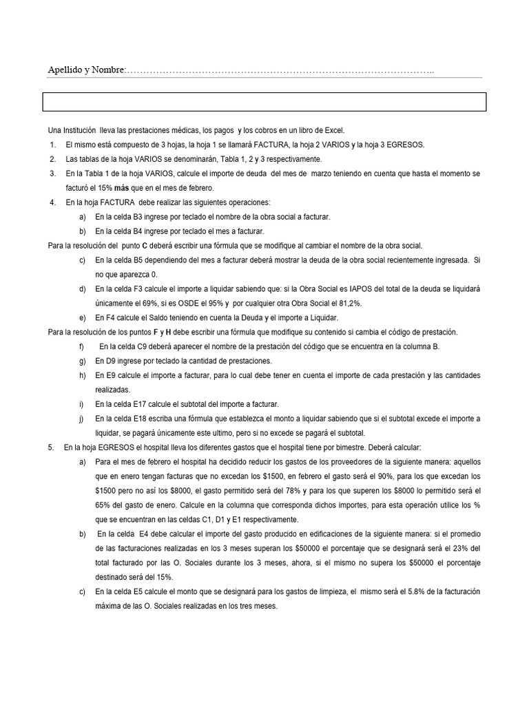 Examen Computaci N II | PDF