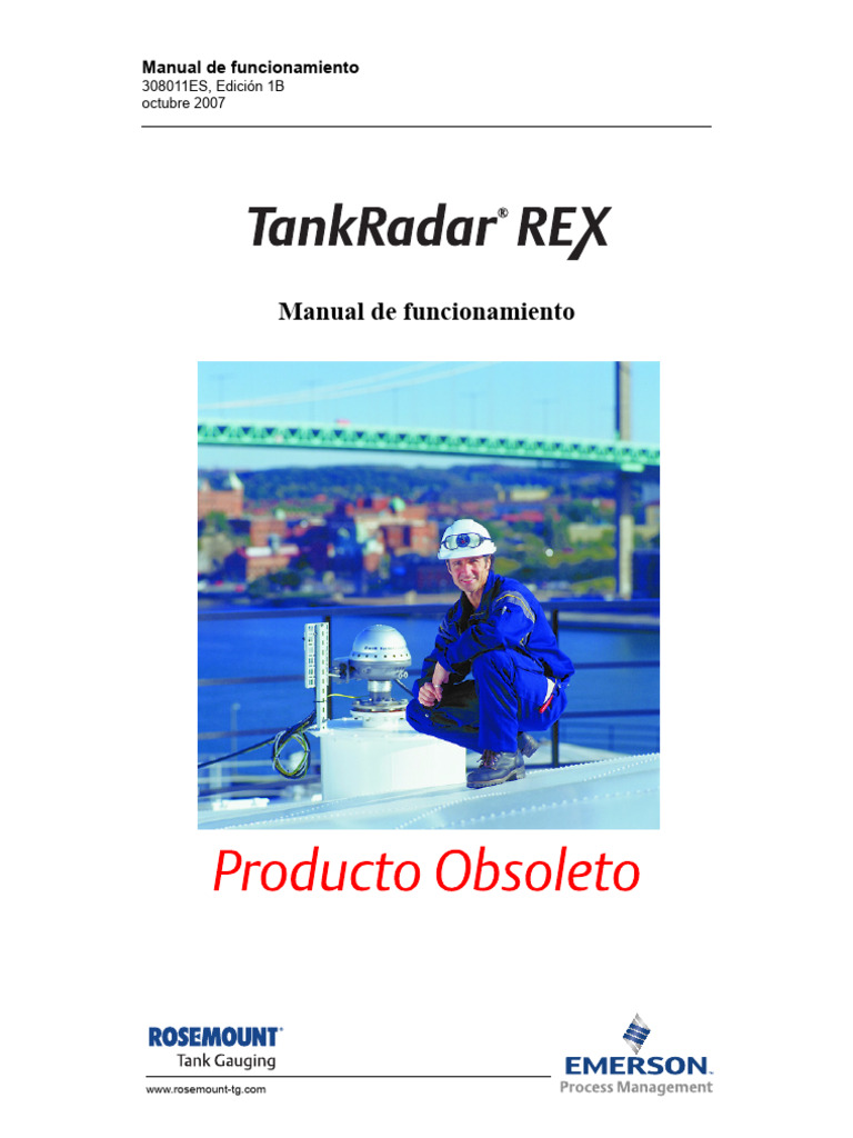 Manual Tankradar Rex Manual de Funcionamiento Rosemount Es Es 80808 ...