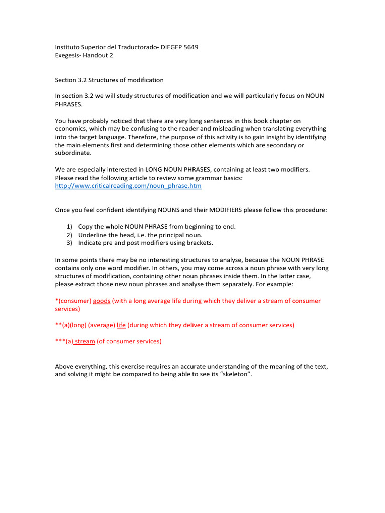 Unit 2 Prof Notes Structures of Modification | PDF