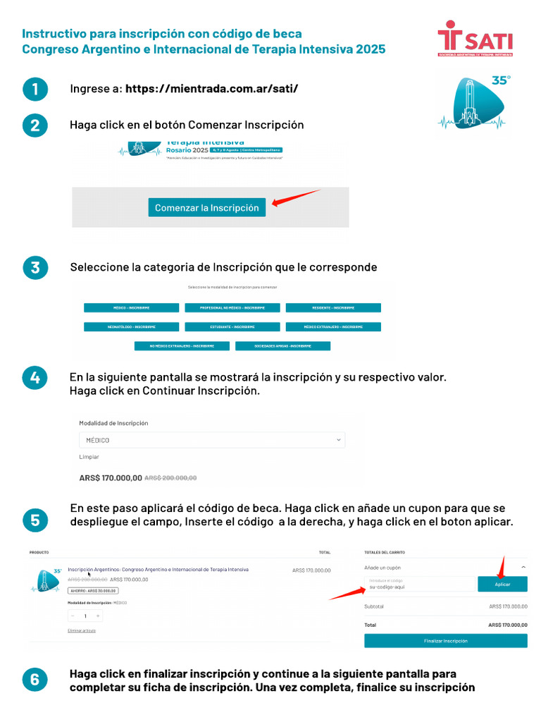 BECAS SATI Instructivo - Becas - 2025 | PDF