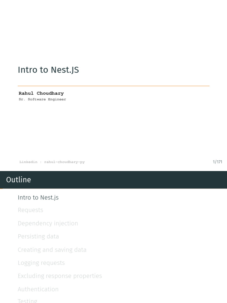 ? Leveling Up With NestJS! ?? | PDF | Command Line Interface | Java Script