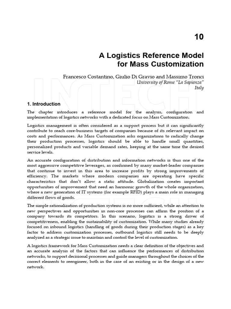 Pathways To Supply Chain Excellence | PDF | Logistics | Mathematical Optimization