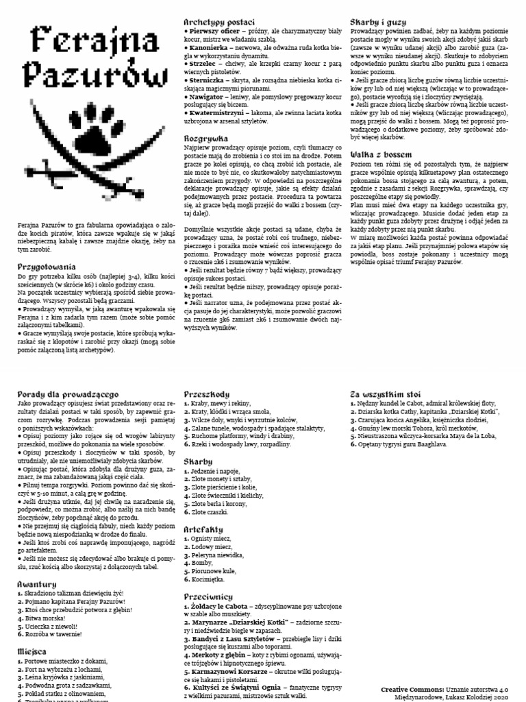 Ferajna Pazurw 1.1 CB | PDF