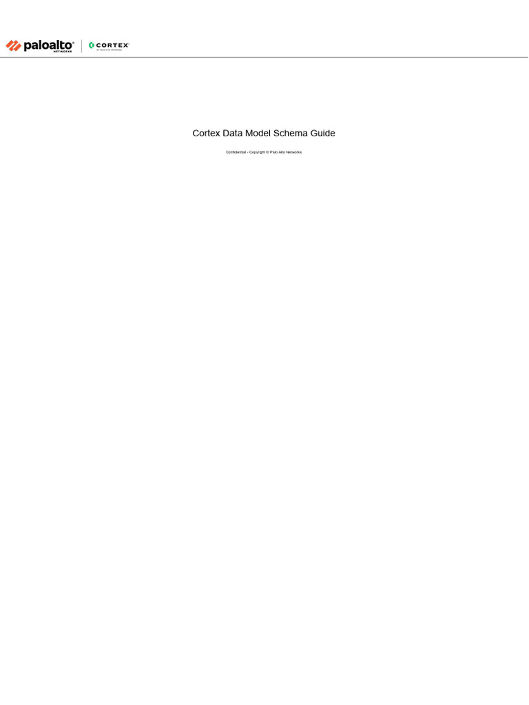 Cortex Data Model Schema Overview | PDF | Internet Protocols | Computer ...
