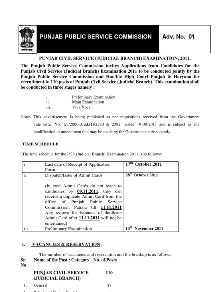 Judiciary Exam Syllabus | PDF | Advocate | Punjab