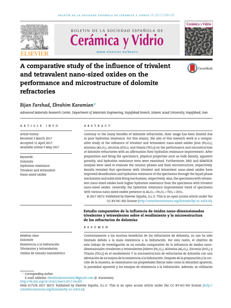 1A Comparative Study of The Influence of Trivalent An - 2017 - Bolet N de La Soci | PDF ...