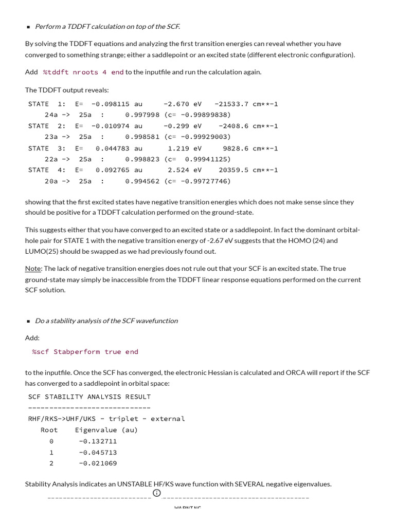 ORCA Input Library - OrCA Common Errors and Problems - pdf4 | PDF ...