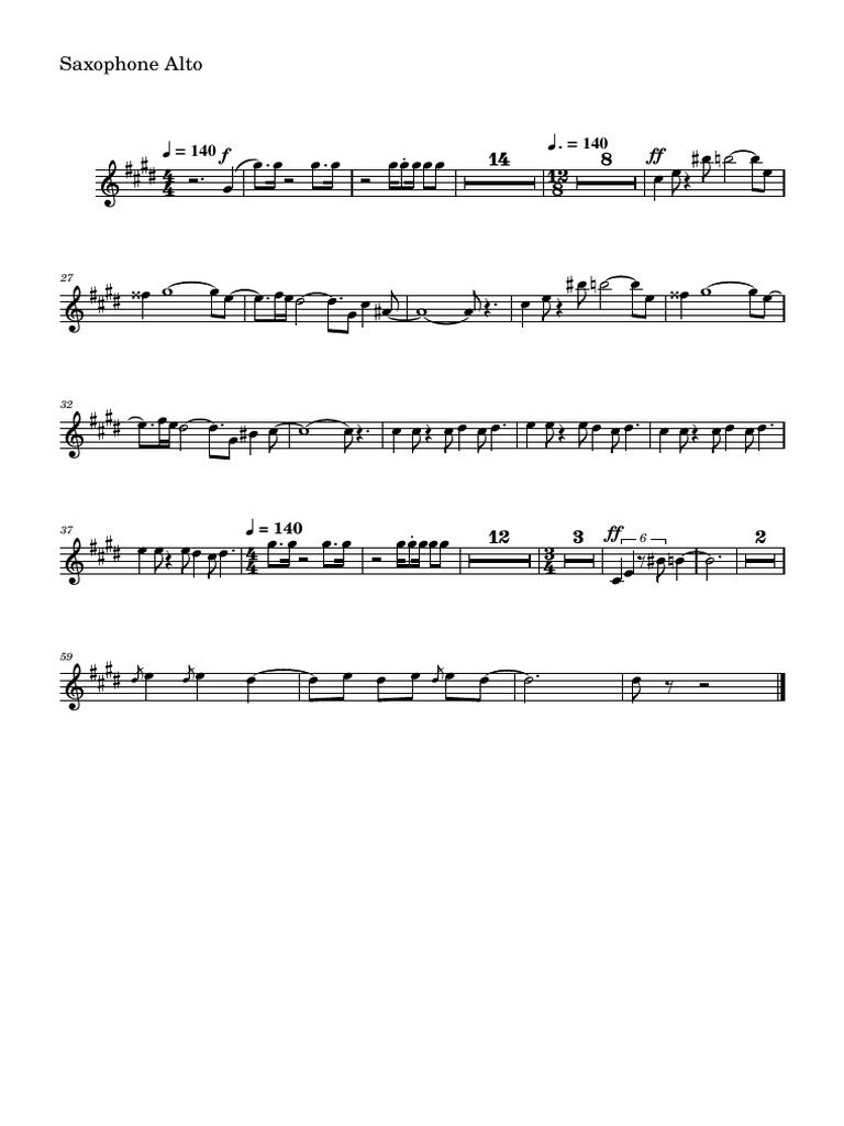 The James Bond Theme John Barry Saxophone Alto | PDF