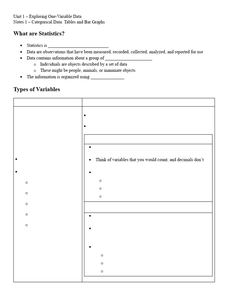 Categorical vs. Quantitative Data | PDF | Categorical Variable | Statistics