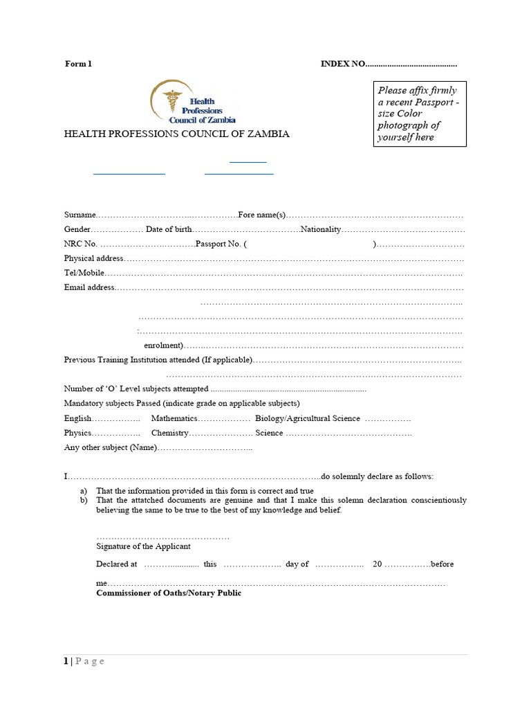 Student Indexing Form | PDF | Notary Public | Government And Personhood