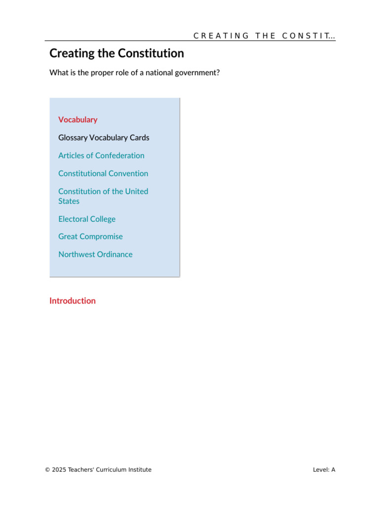 Understanding the U.S. Constitution | PDF | United States Bill Of ...