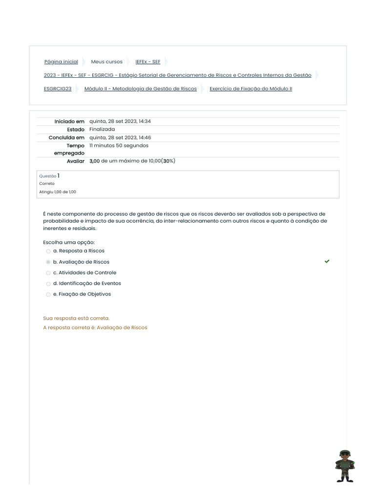 Exercicio Modulo II | PDF | Análise SWOT