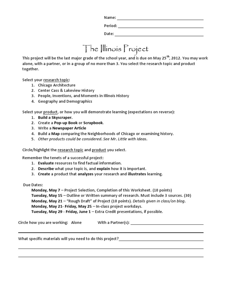 2012 Illinois Project | PDF | Scrapbooking | Page Layout