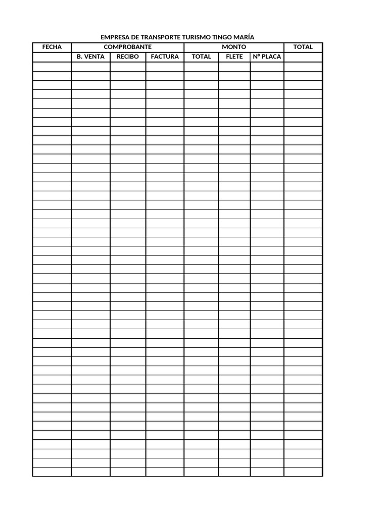 Formato de Boletas | PDF