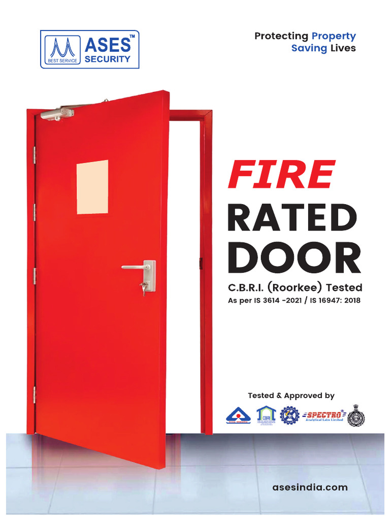 Final Catalogue Fire Rated Doors - Compressed | PDF