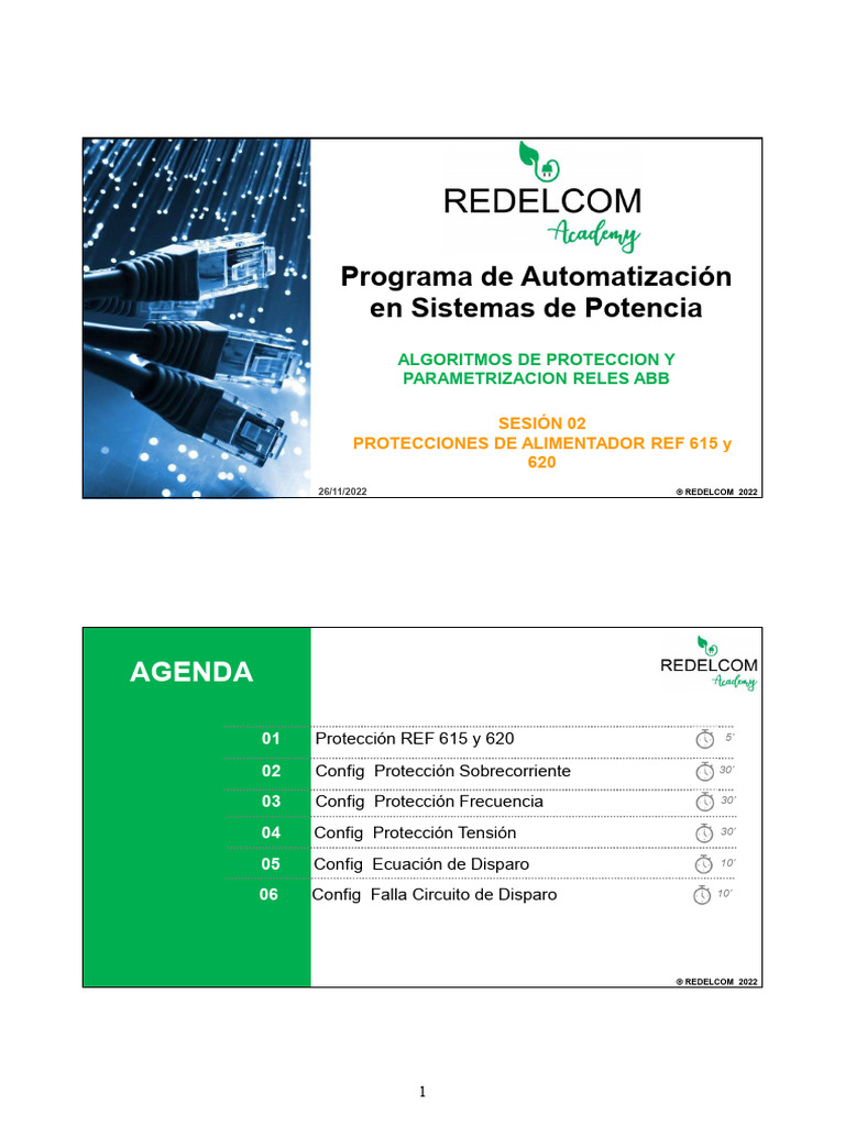 Configuración de Protecciones REF 615 y 620 | PDF | Relé | Ingeniería ...