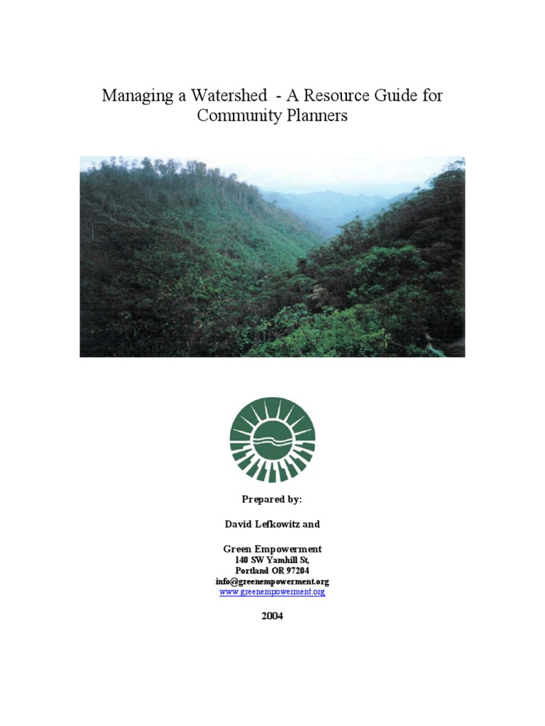A Comprehensive Guide to Developing a Community-Led Watershed ...