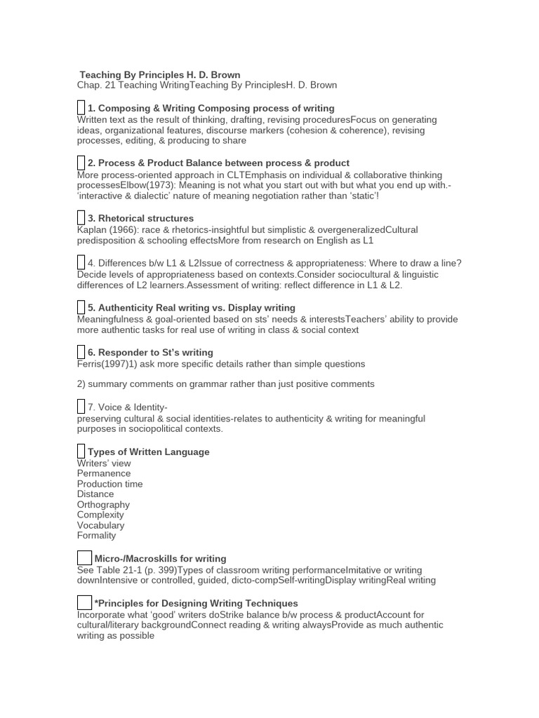 Teaching by Principles H | PDF | Second Language | Linguistics