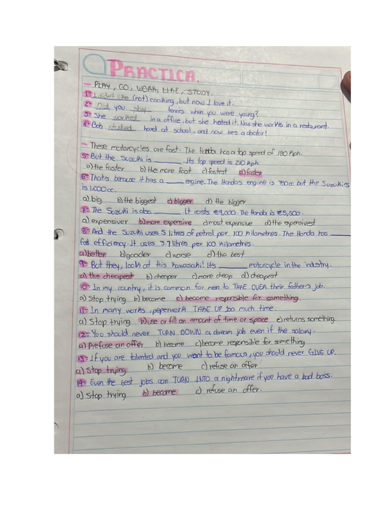 JMPG Practica Ingles | PDF