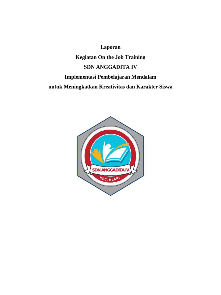 Template Laporan OJT | PDF