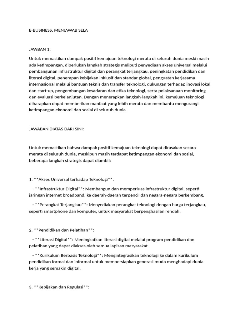 Fordis Week 1, E-Business | PDF
