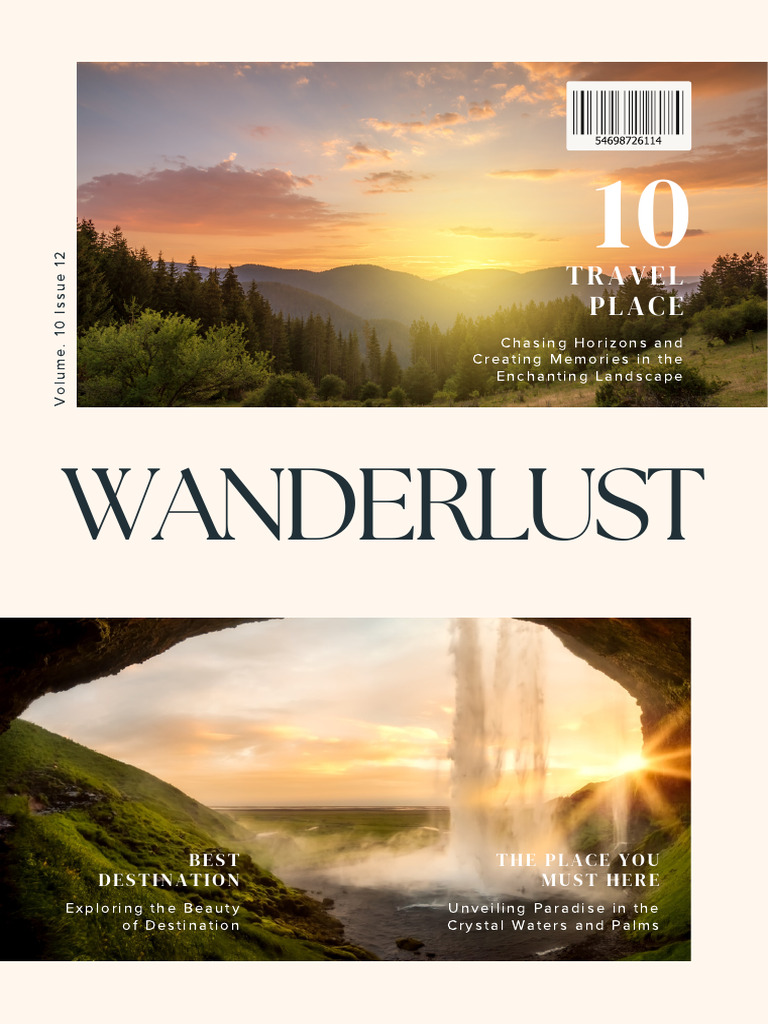 Beige Minimalist Destination Magazine | PDF