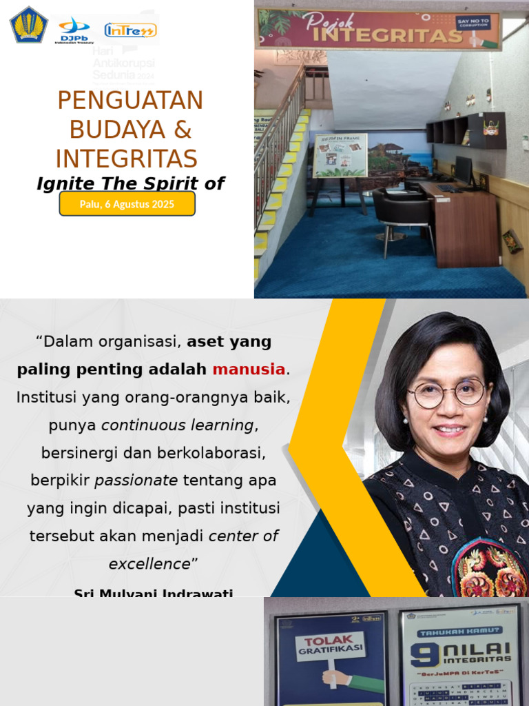 Materi Penguatan Budaya Dan Integritas | PDF