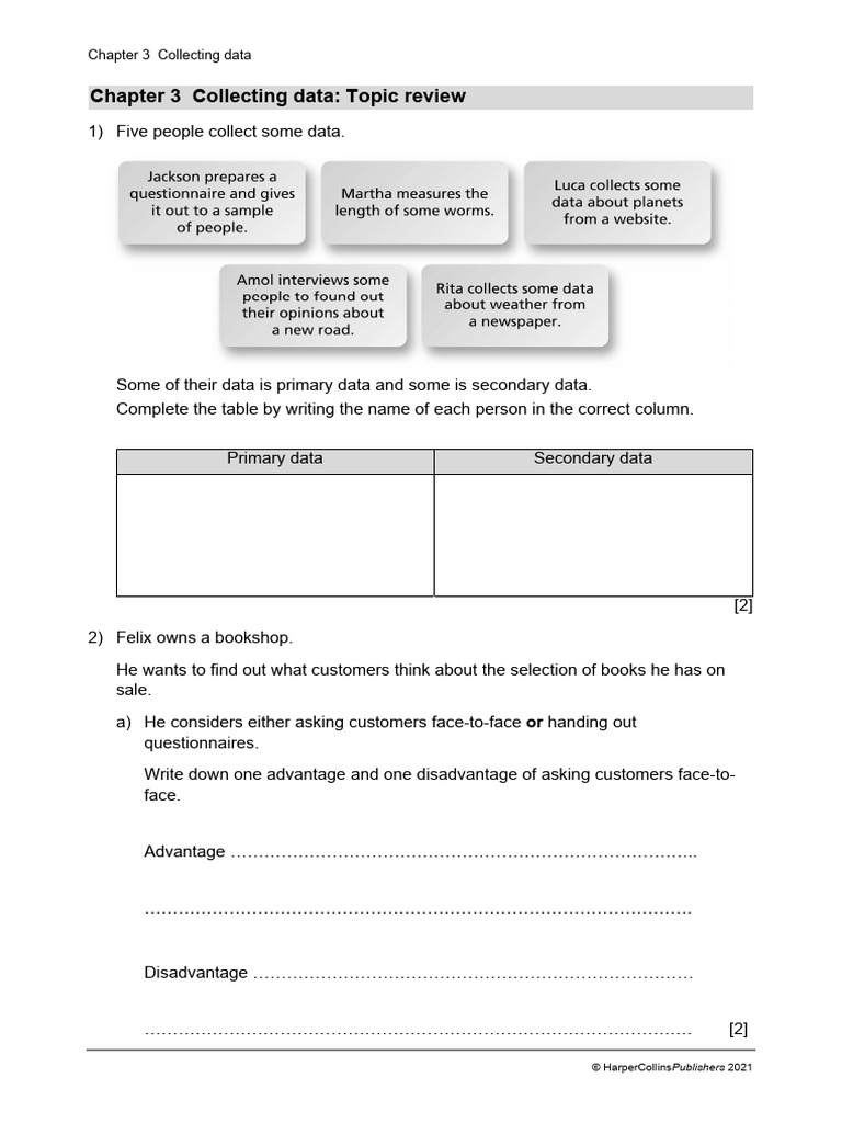 Chapter 3 (Collecting Data) - Watermark | PDF