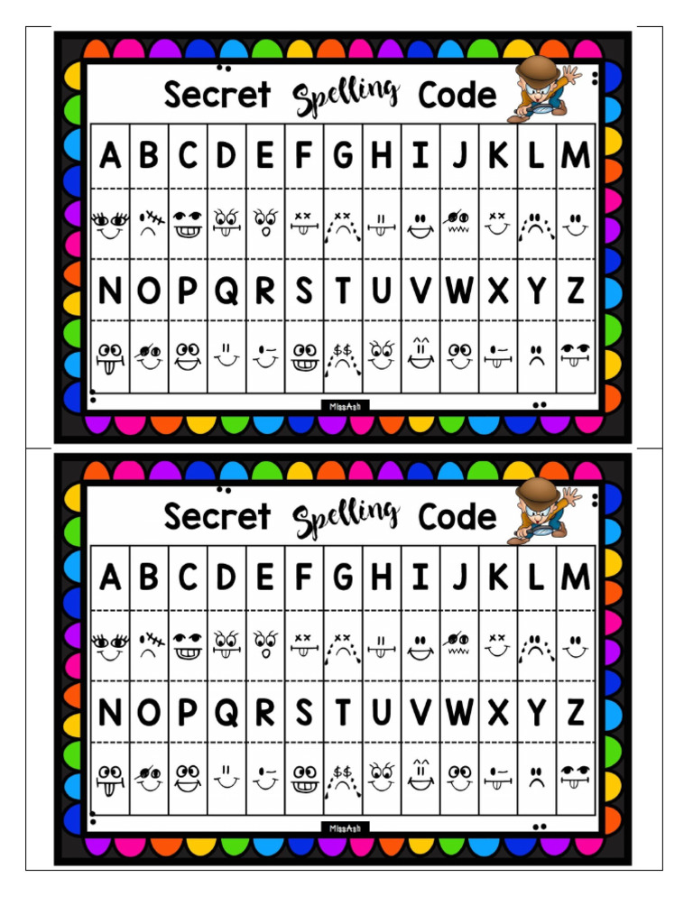 Spelling Code | PDF