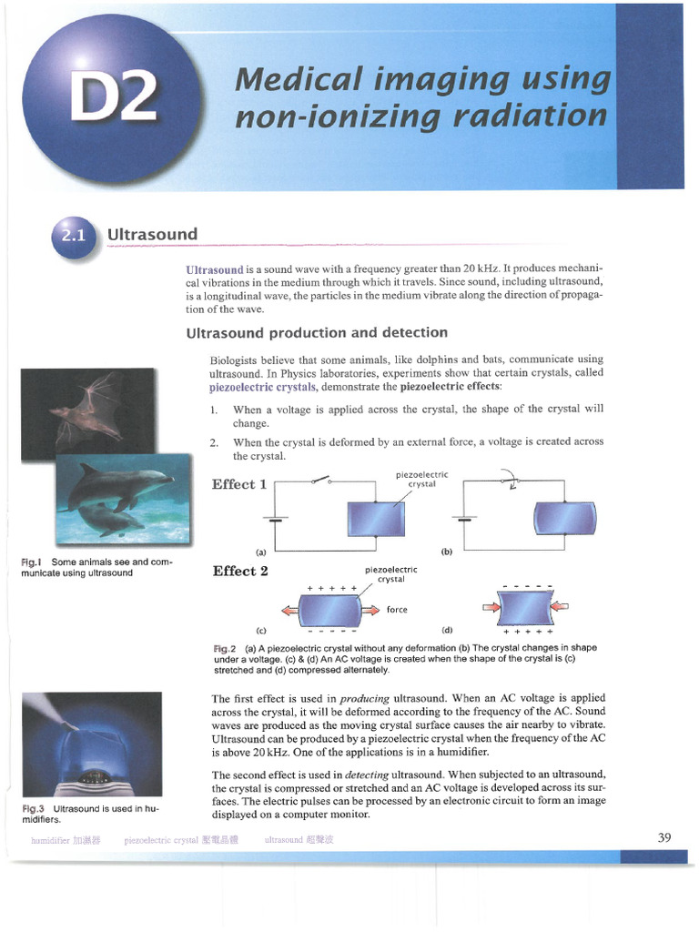 Chapter D2 Medical Imaging Using Non-Ionizing Radiation | PDF