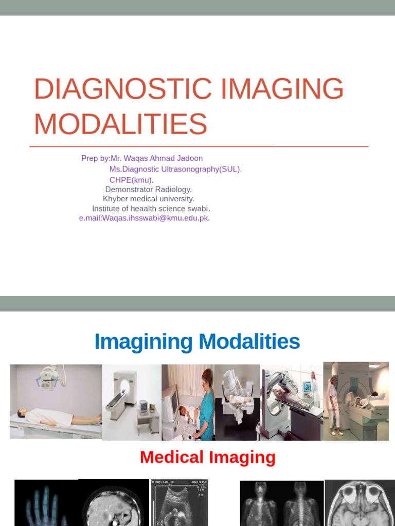 1 Introduction of Medical Imaging Modalities | PDF | Medical Imaging ...
