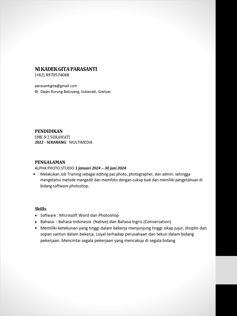 Profil Pelajar Multimedia Parasanti | PDF