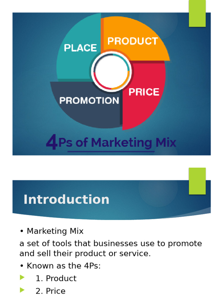 Lesson 8. 4Ps Marketing Mix | PDF