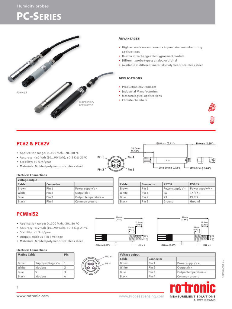 Data Sheet - PC-Series (59106E 2024-06) | PDF | Physical Sciences ...